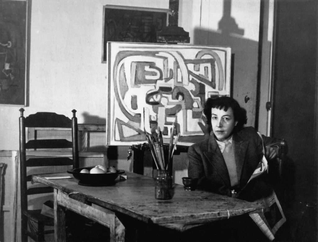 marie-raymond-atelier-paris-ca-1948-min - Galerie Diane de Polignac