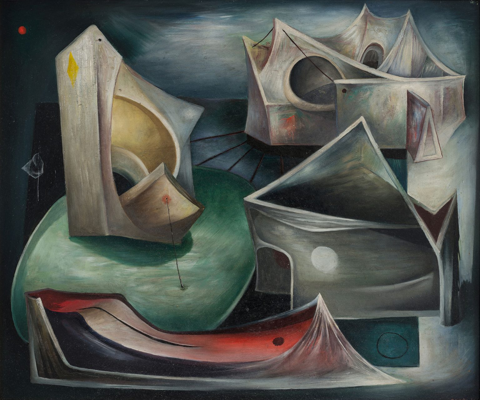 henri-goetz-peinture-sans-titre-1946-catalogue-les-annees-40 - Galerie Diane de Polignac